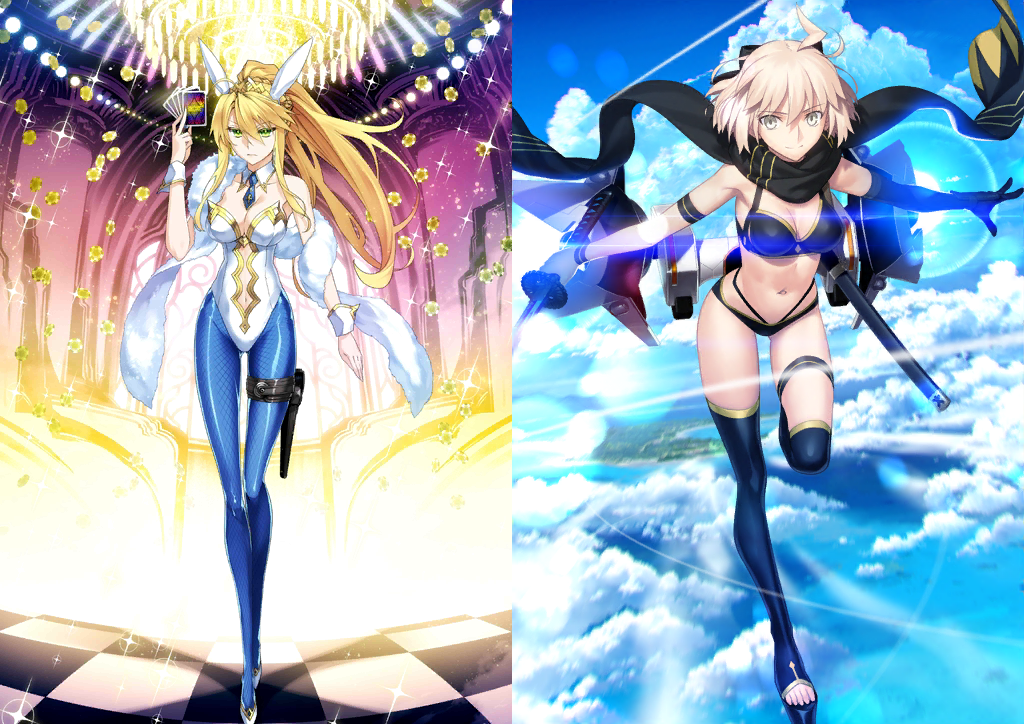 [JP] Fate Grand Order FGO NP4 Artoria(ruler) Okita Lion King starter a – Mobile Games Starter