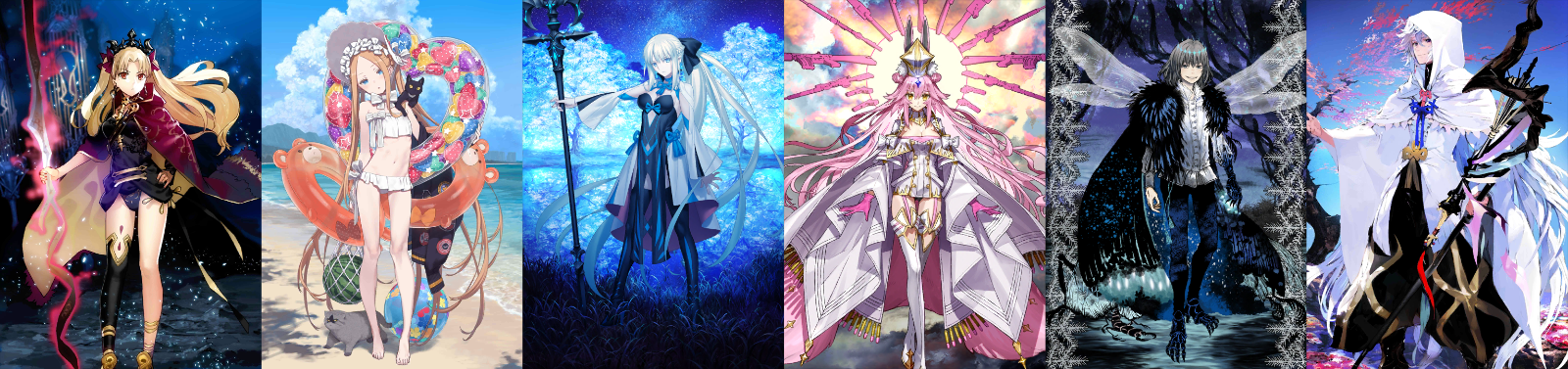 [JP] FGO Abigail Ereshkigal Morgan Koyanskaya Oberon+ 1000-1500SQ Fate – Mobile Games Starter