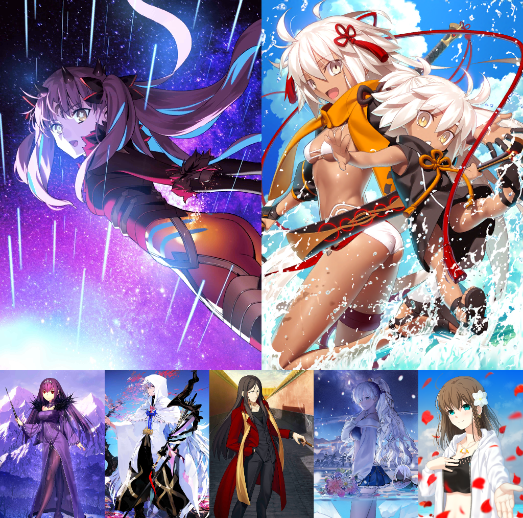 [JP] FGO double NP5 Space Ishtar NP5 Okita saber alter +Skadi Merlin F – Mobile Games Starter
