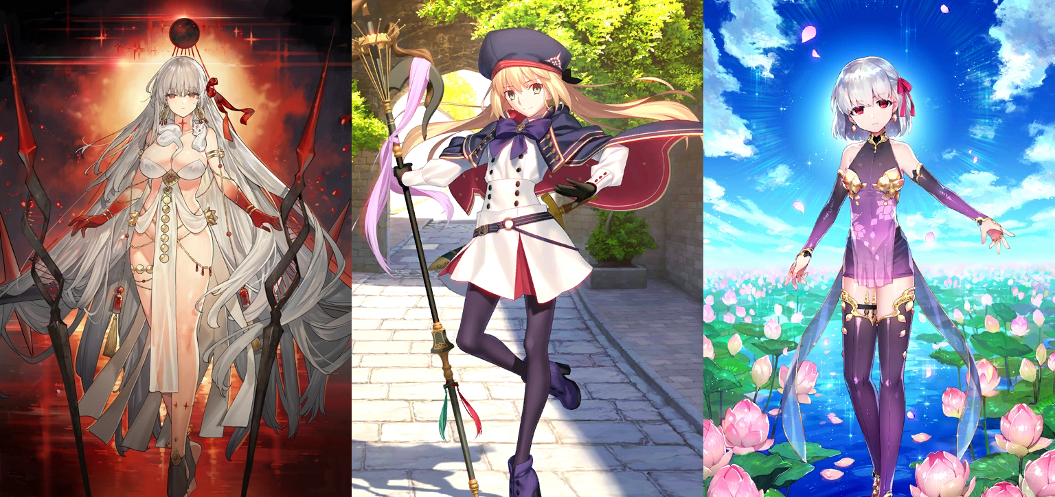 [JP] FGO Kama + Durga /Kali + Artoria Caster Fate Grand Order starter – Mobile Games Starter