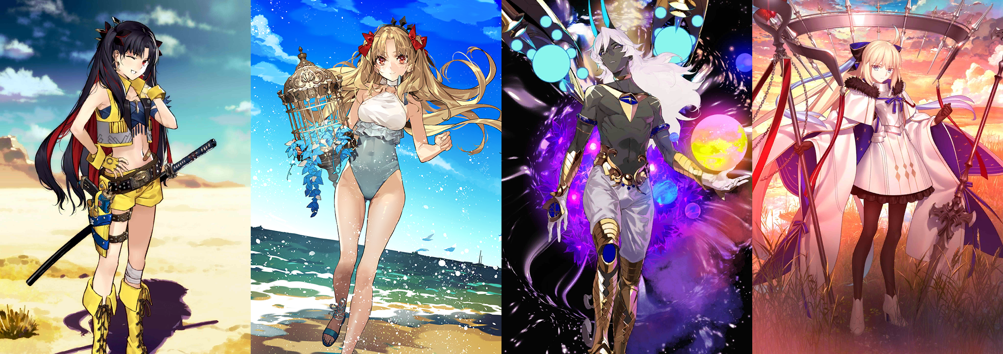 [JP] FGO NP2 Arjuna alter + Space Ereshkigal Space Ishtar Tonelico Aes – Mobile Games Starter