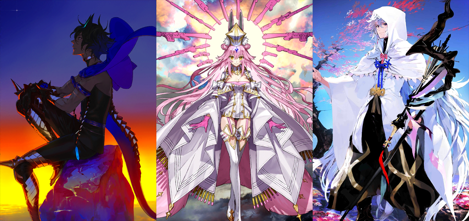 [JP] FGO NP5 Arjuna alter + Koyanskaya + Merlin + 3-4x5* Fate Grand Or – Mobile Games Starter