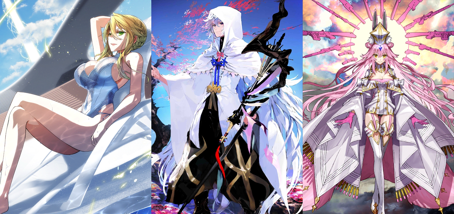 [JP] FGO NP5 Artoria ruler +Merlin Koyanskaya + 1200-1500SQ Fate Grand – Mobile Games Starter