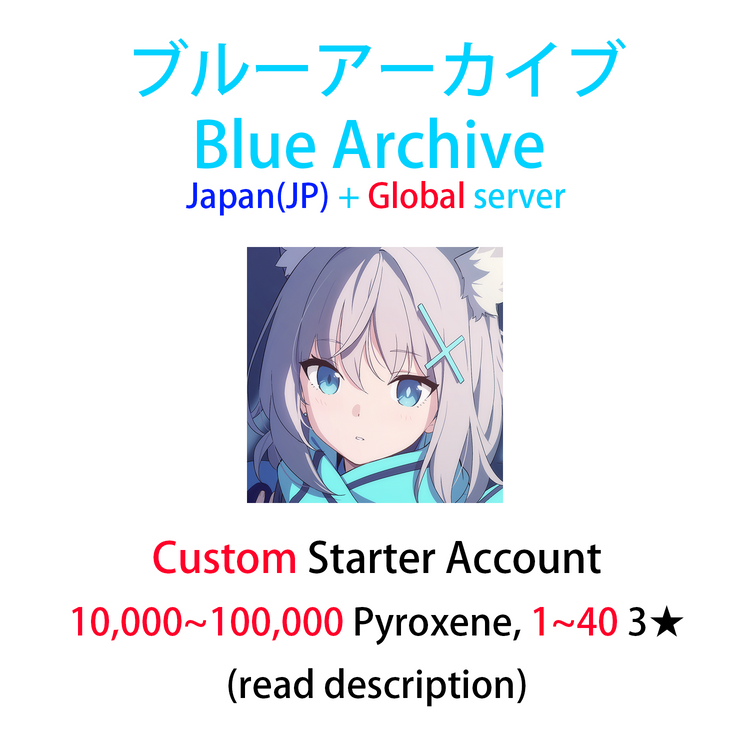 Mobile Games Starter Account - FGO Epic 7 NIKKE Genshin Honkai PJSK
