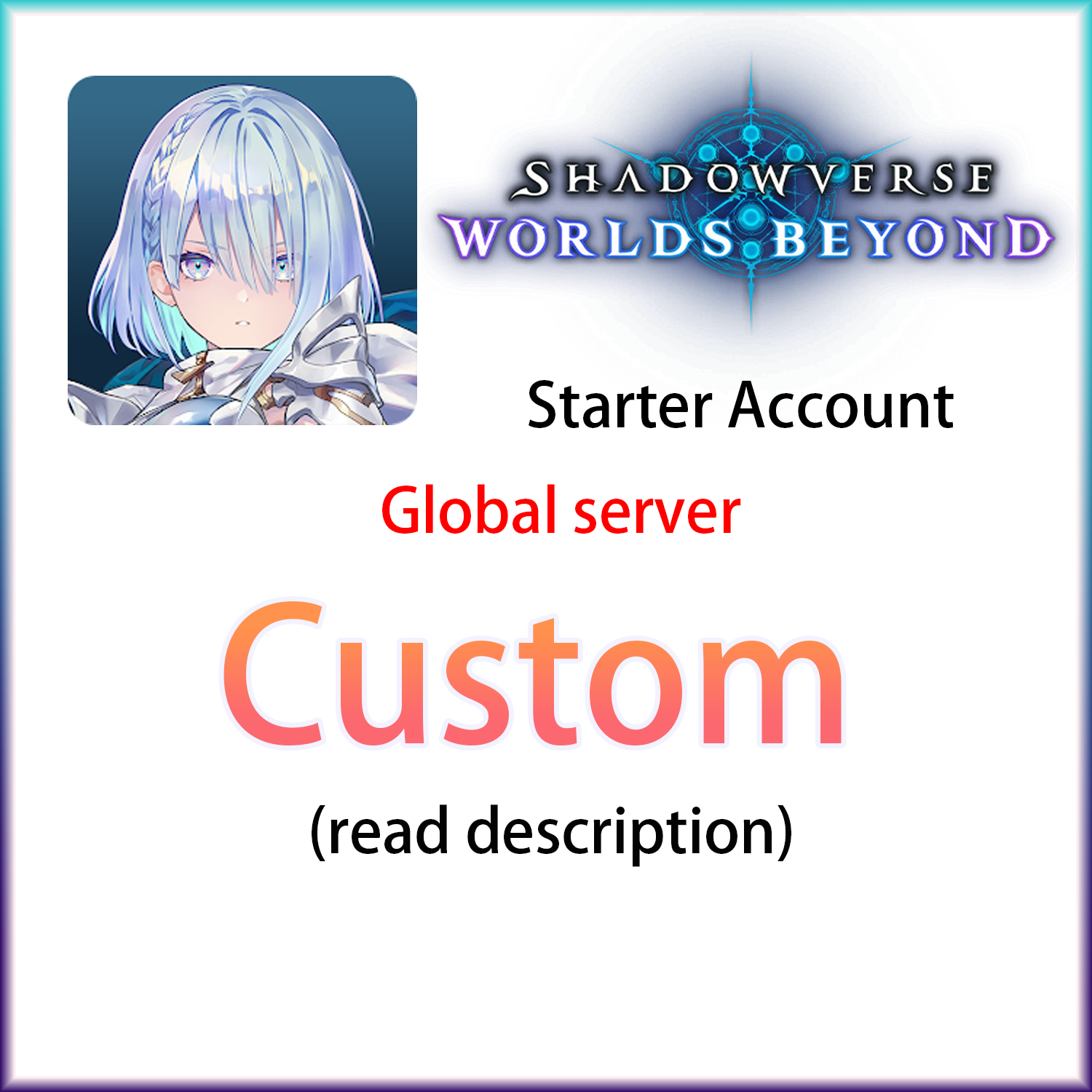 [GLOBAL] Custom | Shadowverse: Worlds Beyond Starter Account – Mobile Games Starter