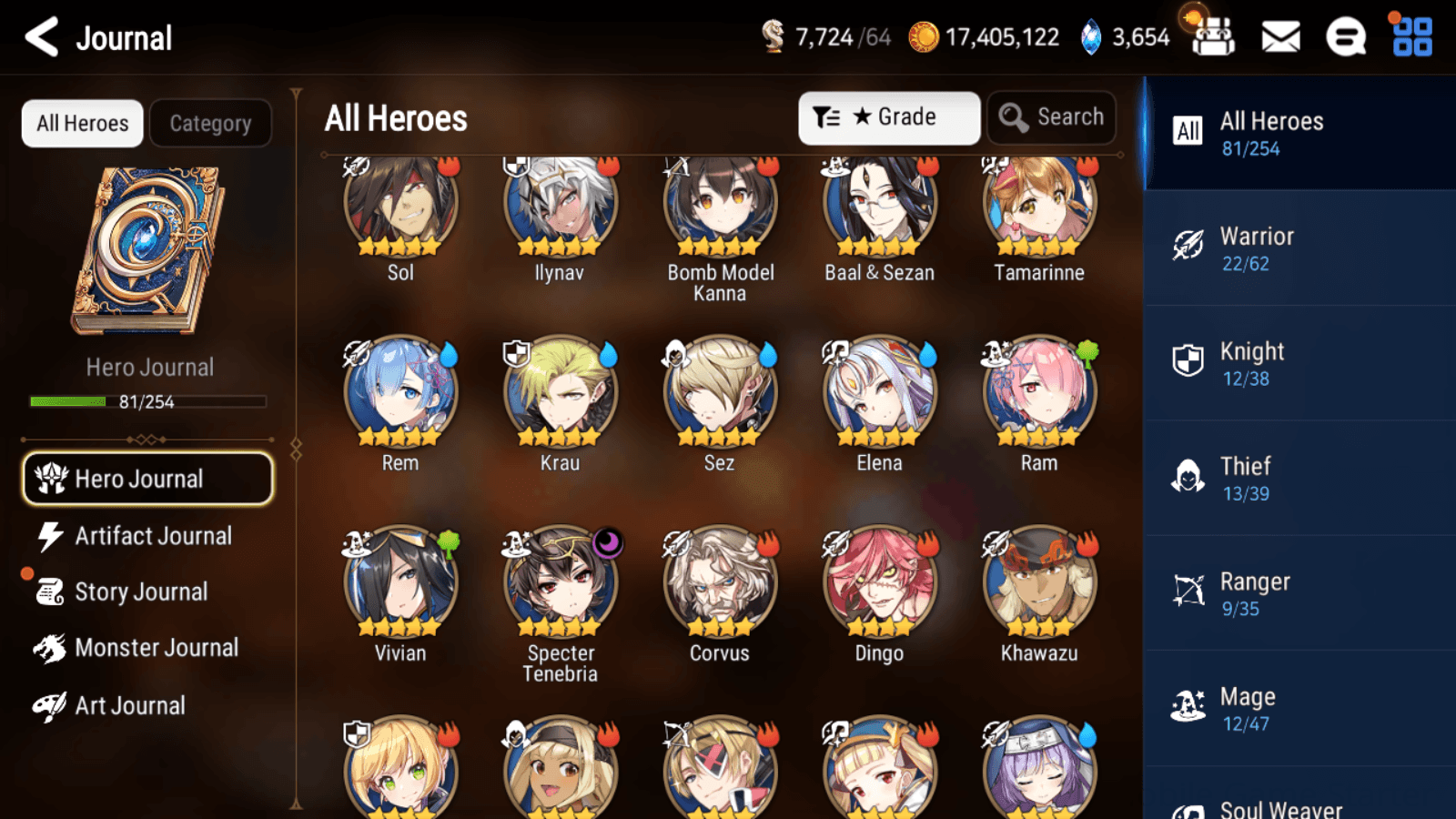 [Global] Epic 7 Seven Specter Tenebria Rem +mystics+ Name Starter Acco ...