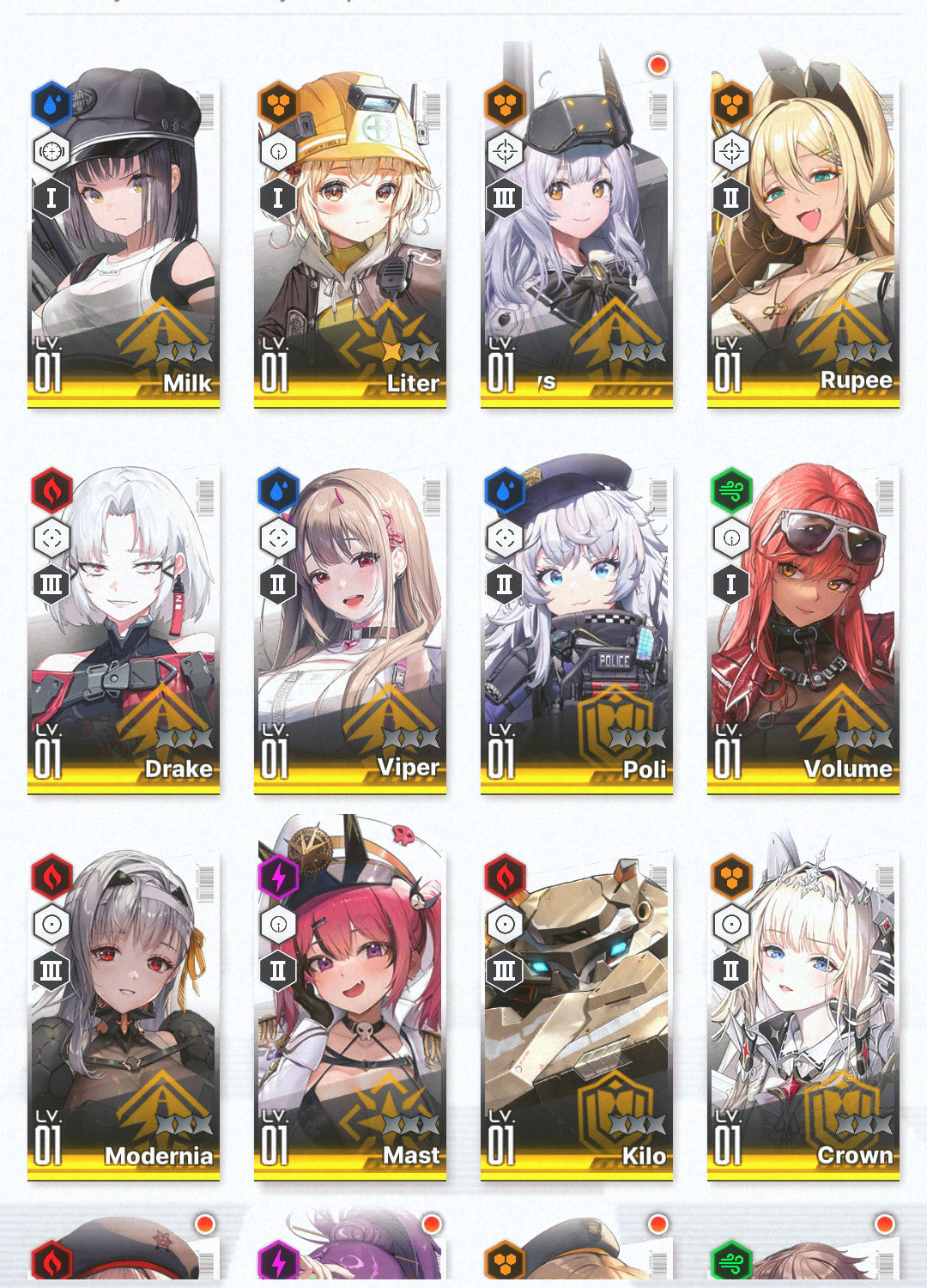 [GLOBAL] GODDESS OF VICTORY NIKKE 12SSR+Pity+ Modernia+Crown+2 Liter+V ...