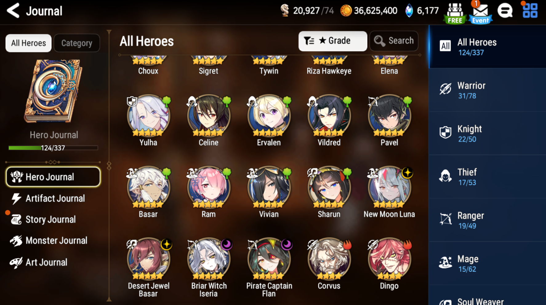 [GLOBAL] [INSTANT] Epic 7 Seven 4ML New Moon Luna Pirate Captain Flan ...