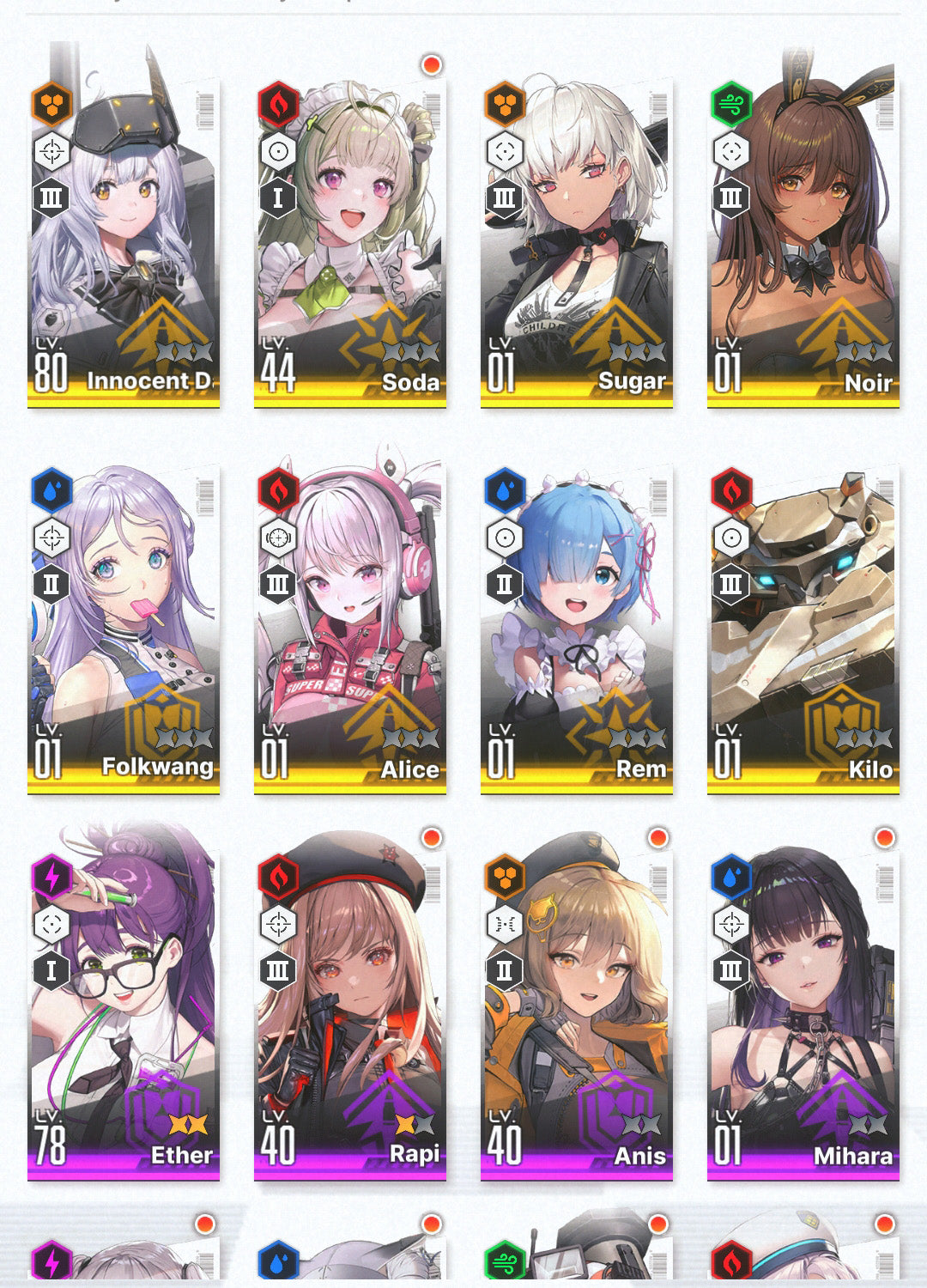 [GLOBAL] [INSTANT] GODDESS OF VICTORY NIKKE 8SSR Rem+skin+Ram+Noir+Sod ...