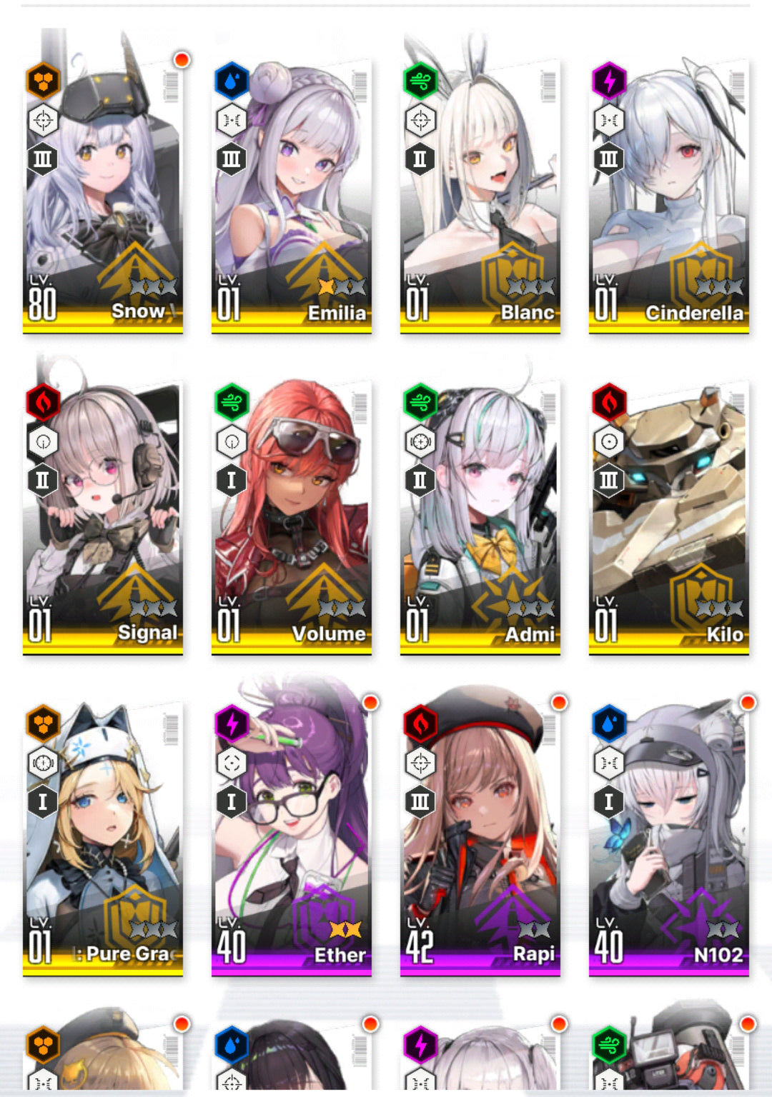 [GLOBAL] [INSTANT] GODDESS OF VICTORY NIKKE 9SSR 2 Emilia+skin+Cindere ...