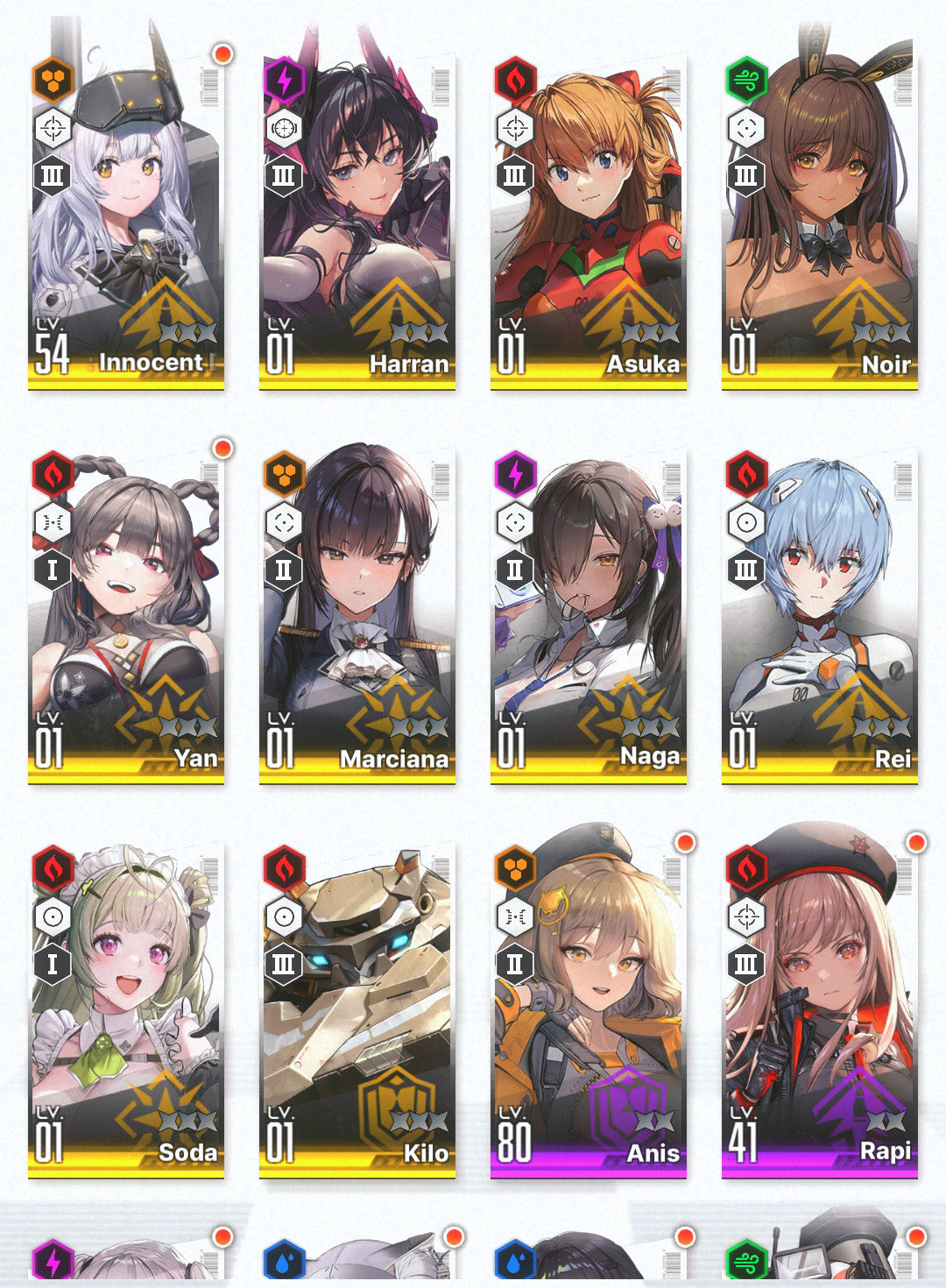[GLOBAL] [INSTANT] NIKKE 10SSR Asuka+Rei+Skin+Harran+Noir+Yan+Soda+Nag ...