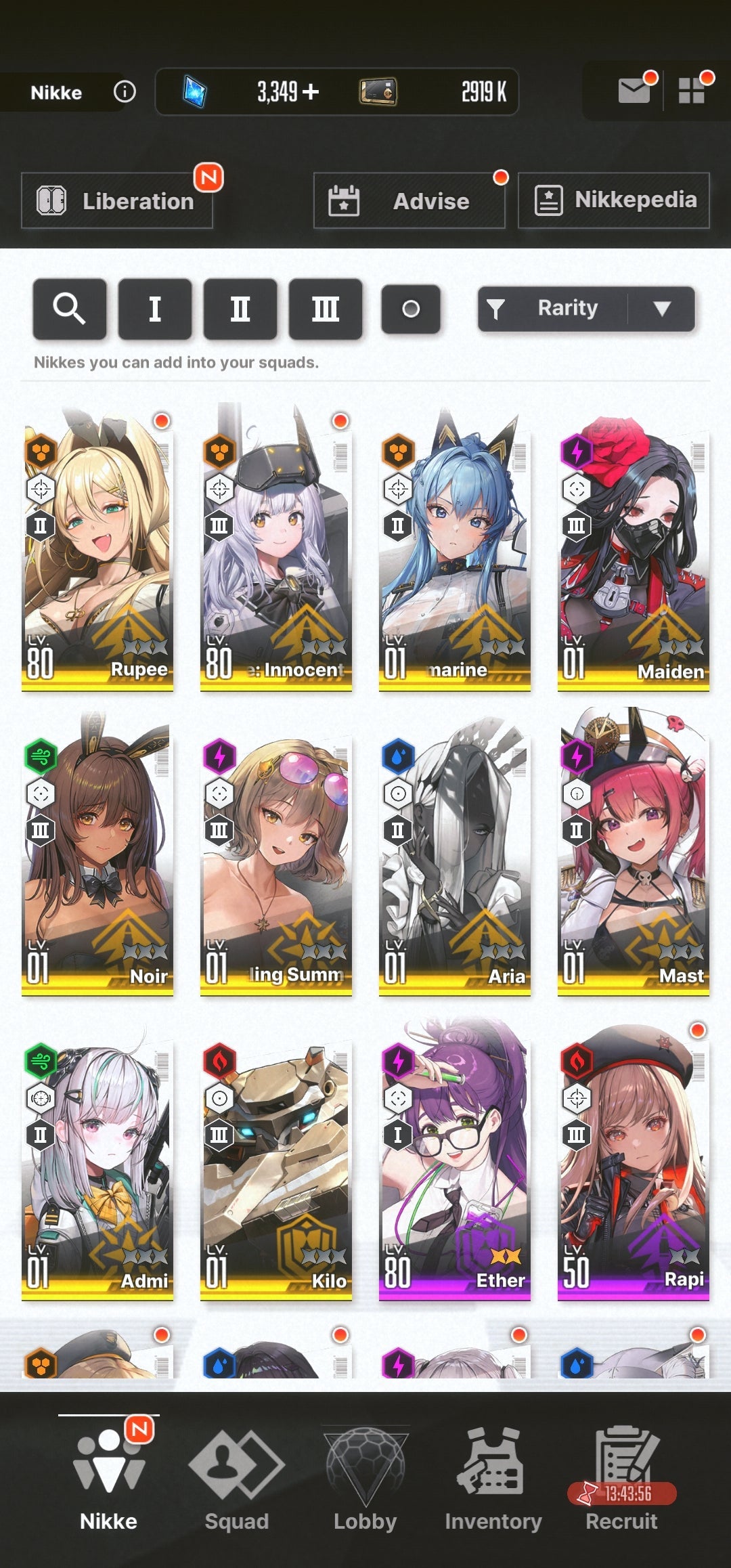 [GLOBAL] [INSTANT] NIKKE 10SSR Sparkling Summer Anis+Helm+Noir+Pity GO ...