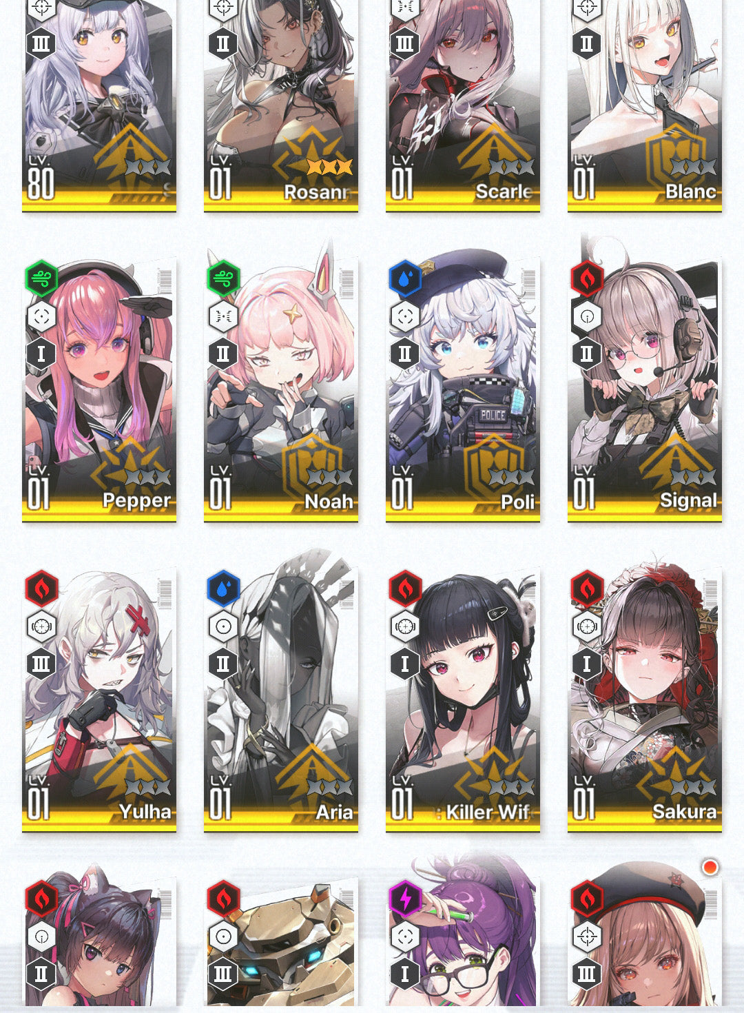 [GLOBAL] [INSTANT] NIKKE 14SSR MLB 4 Rosanna+Scarlet Black Shadow+Kill ...