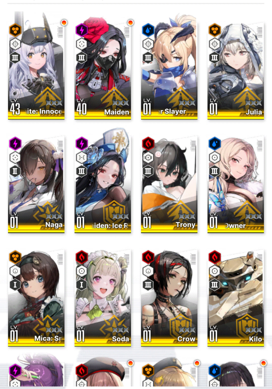 [GLOBAL] [INSTANT] NIKKE 4 limited 12SSR Maiden: Ice Rose+Guillotine ...