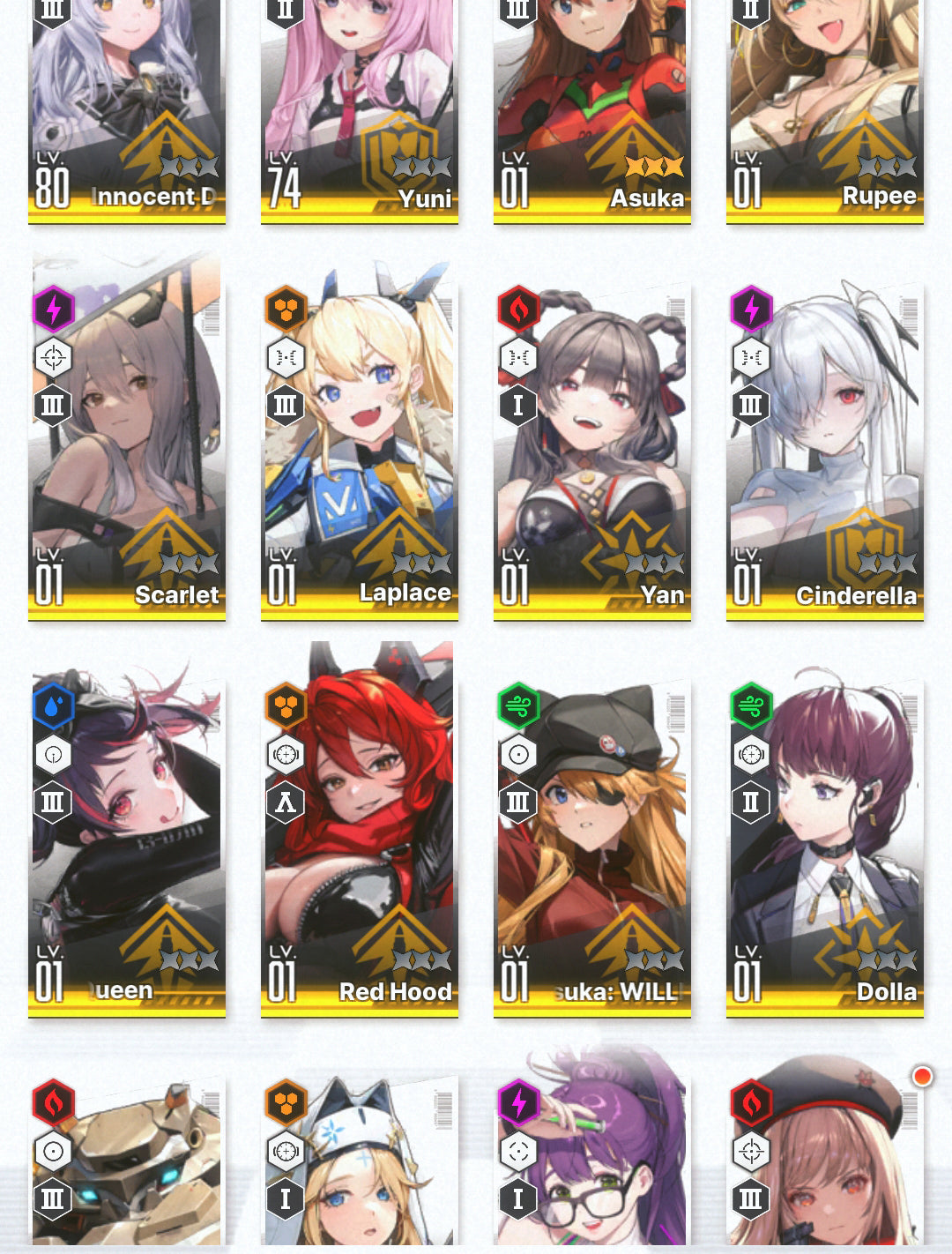 [GLOBAL] NIKKE 14SSR MLB 4 Asuka+Asuka Wille+Skin+Scarlet+Cinderella+R ...
