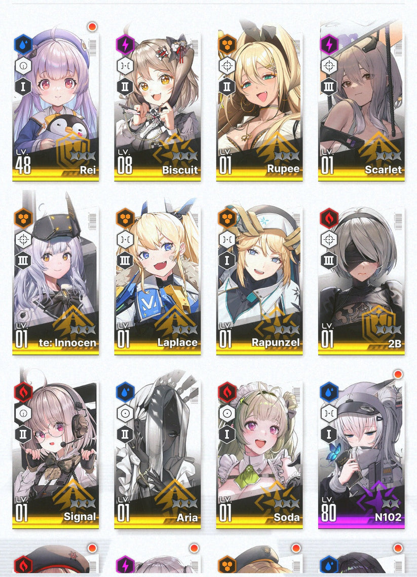 [GLOBAL]GODDESS OF VICTORY NIKKE 11SSR 2B+Skin+Scarlet+Soda+Rapunzel+ ...