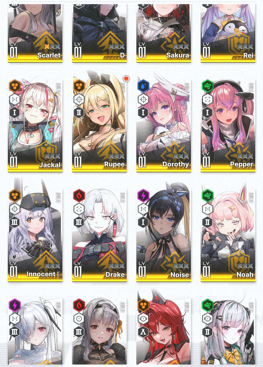 [GLOBAL]GODDESS OF VICTORY NIKKE 17SSR 2 Scarlet+Dorothy+Red Hood+Skin ...