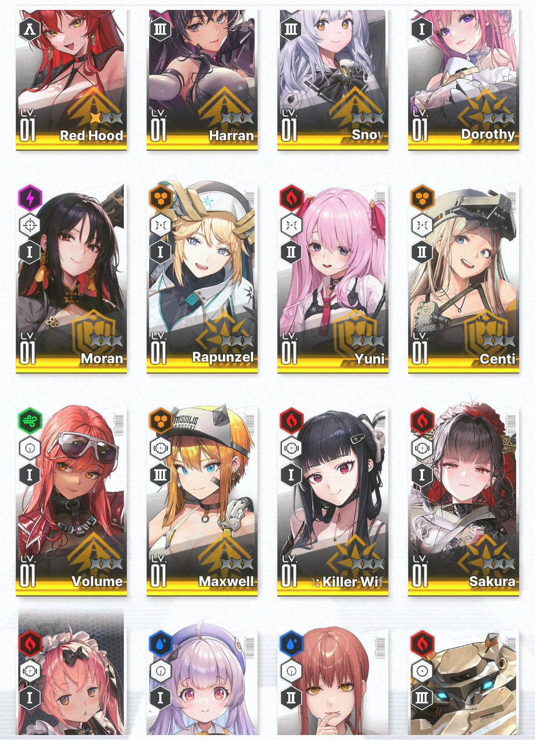 [GLOBAL]GODDESS OF VICTORY NIKKE 17SSR+Pity Makima+Coatoff+Harran+Doro ...