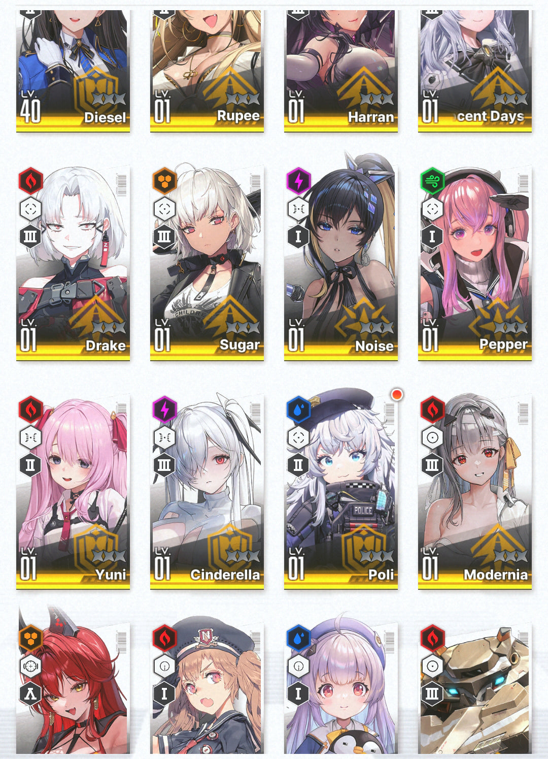 [GLOBAL]GODDESS OF VICTORY NIKKE 18SSR Modernia+skin+Cinderella+Crown+ ...