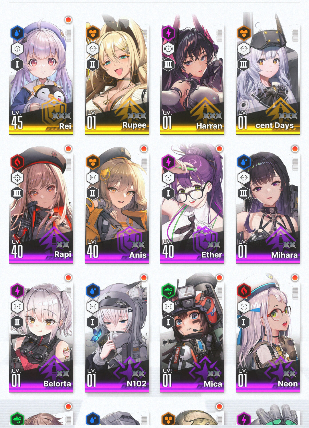 [GLOBAL]GODDESS OF VICTORY NIKKE 4SSR Harran+Rupee+Rei++ starter accou – Mobile Games Starter