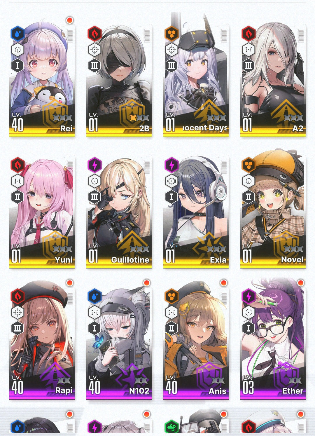 [GLOBAL]GODDESS OF VICTORY NIKKE 8SSR 2B+Skin+A2+Yuni+Exia+ starter ac ...