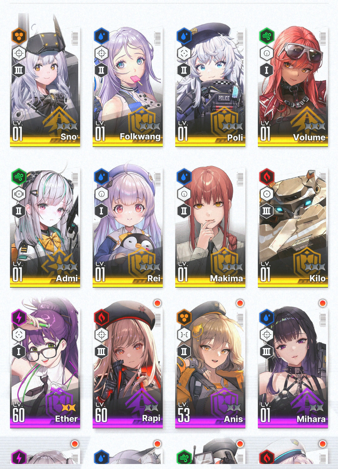 [GLOBAL]GODDESS OF VICTORY NIKKE 8SSR Makima+Coatoff+Volume+Himeno++ s ...