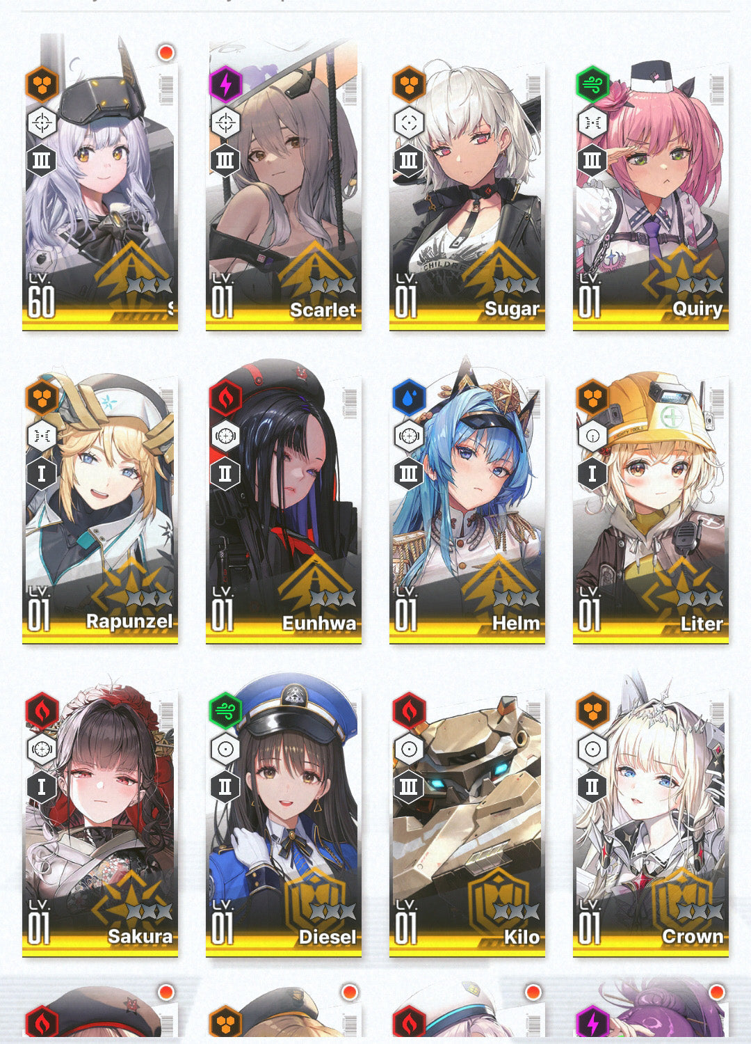 [GLOBAL][INSTANT] GODDESS OF VICTORY NIKKE 12SSR Scarlet+Liter+Crown+H ...