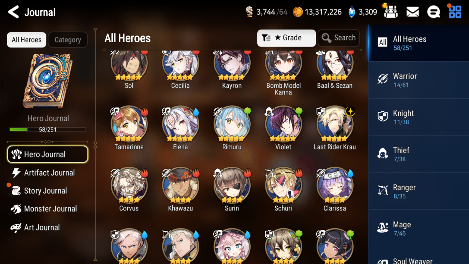 [Global][INSTANT]Epic 7 Seven Rimuru Last Rider Krau + Name Starter Ac ...