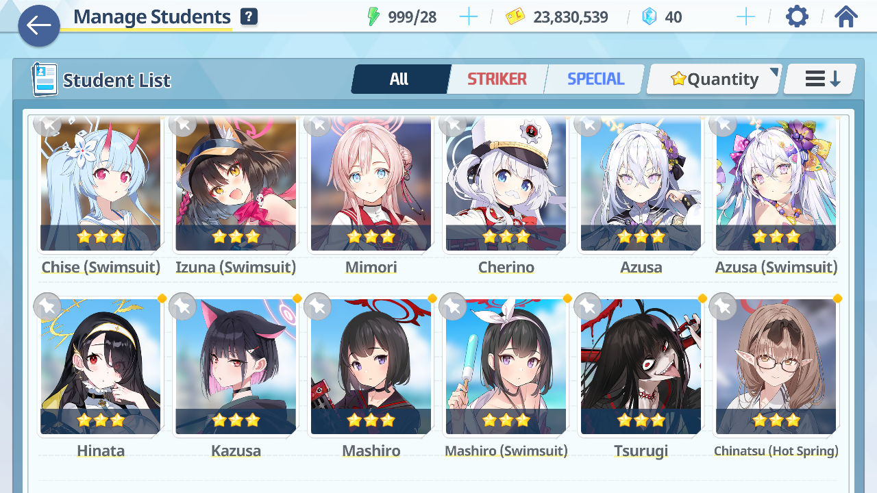[GLOBAL/NA] 8 limited all summer Azusa Chise Izuna Mashiro Hoshino Yuu ...