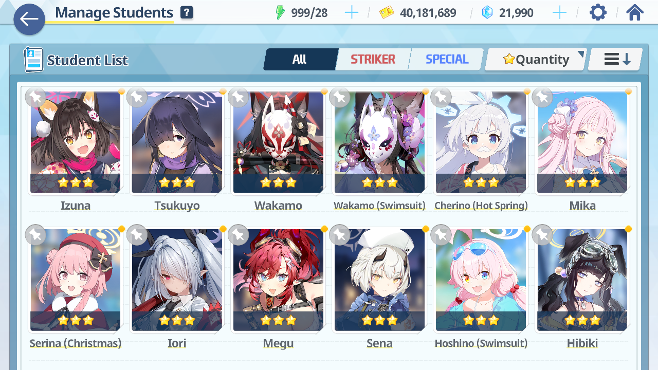 [GLOBAL/NA][INSTANT] 18x3* Mika Wakamo Hoshino Hibiki + 22k gems Blue ...