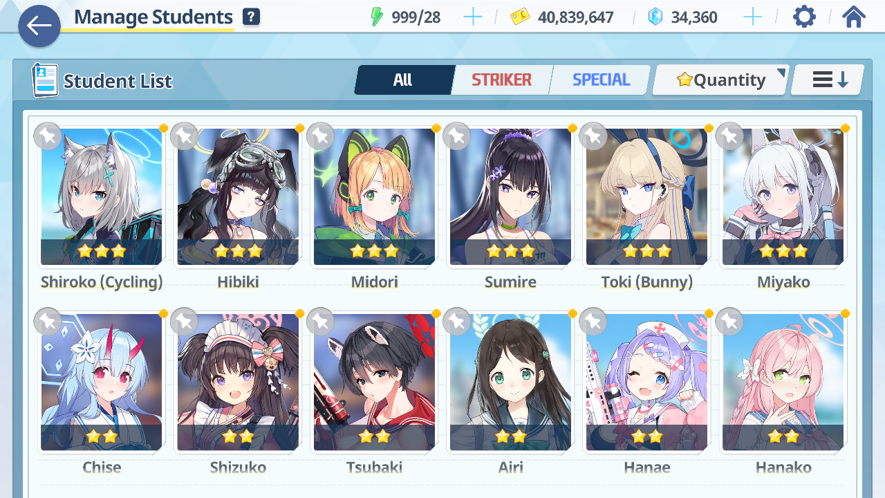 [GLOBAL/NA][INSTANT] Bunny Toki + 34k gems Blue Archive Starter Accoun ...