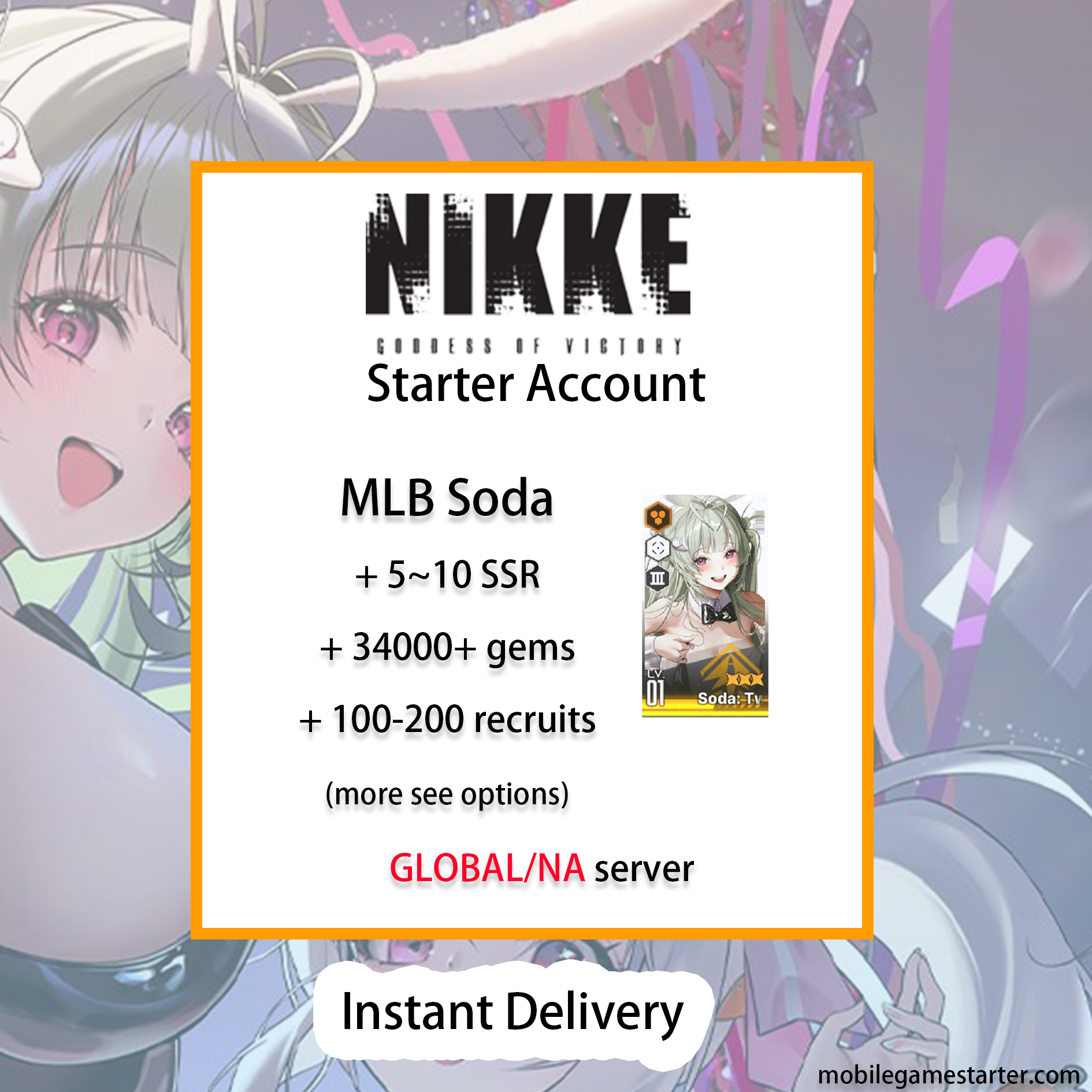 [GLOBAL/NA] NIKKE Starter Account Makima Scarlet Modernia Red Hood ...