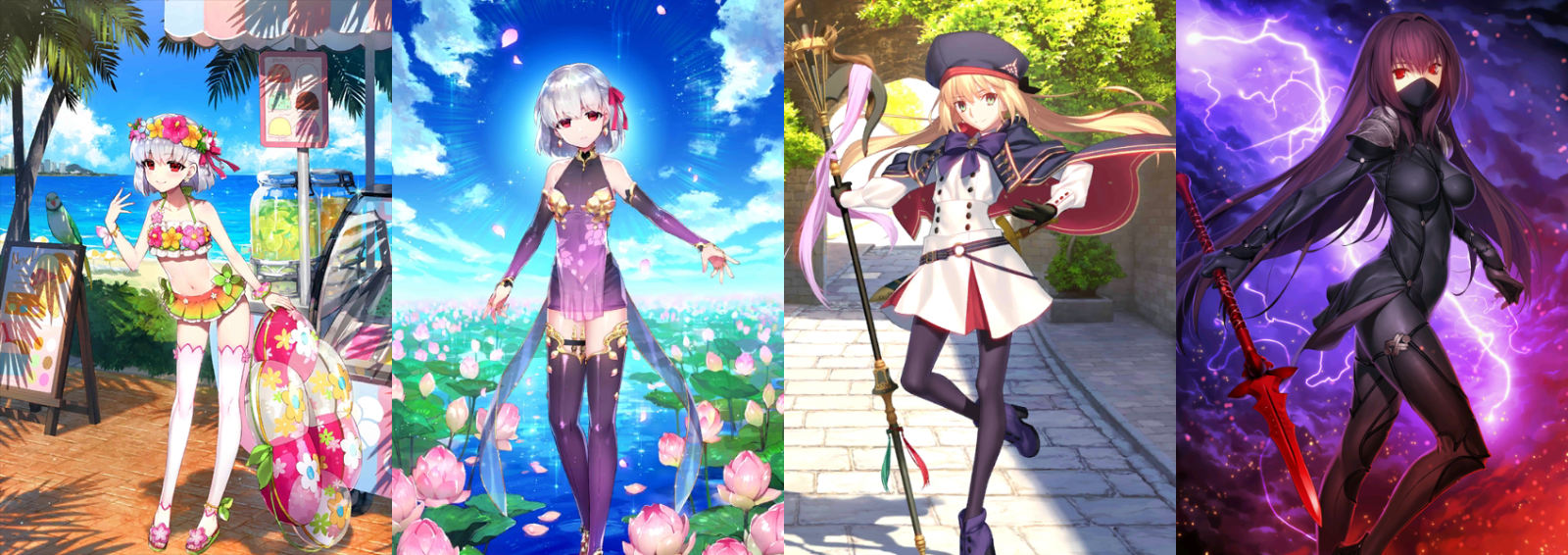[JP] double Kama /avenger Artoria Caster Castoria Scathach FGO Fate Gr ...