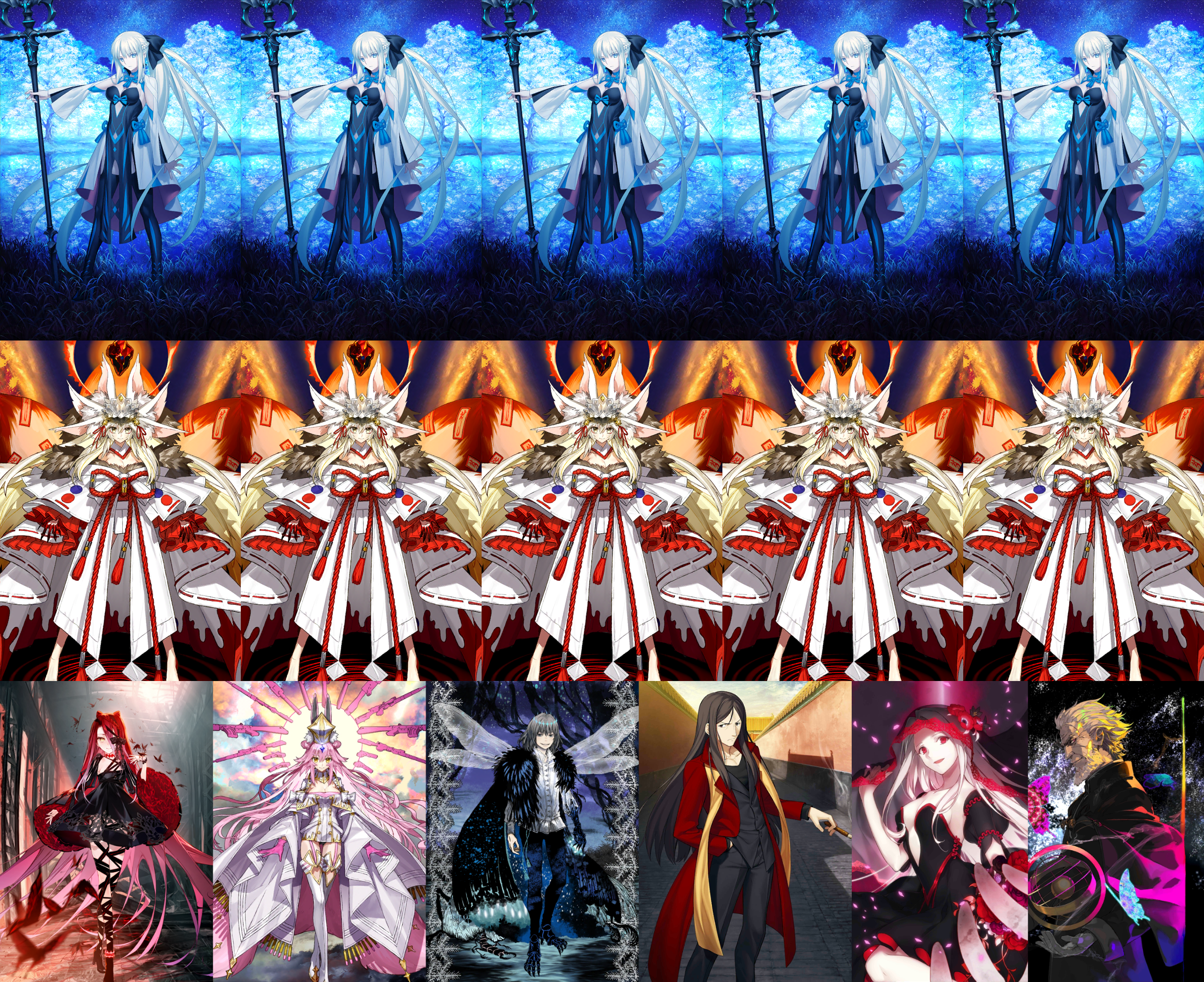 [JP] double NP5 Darkness NP5 Morgan + Typhon Koyanskaya Oberon Waver B ...