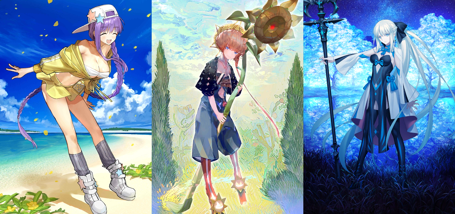 [JP] Fate Grand Order FGO BB summer + Van Gogh + Morgan starter accoun ...