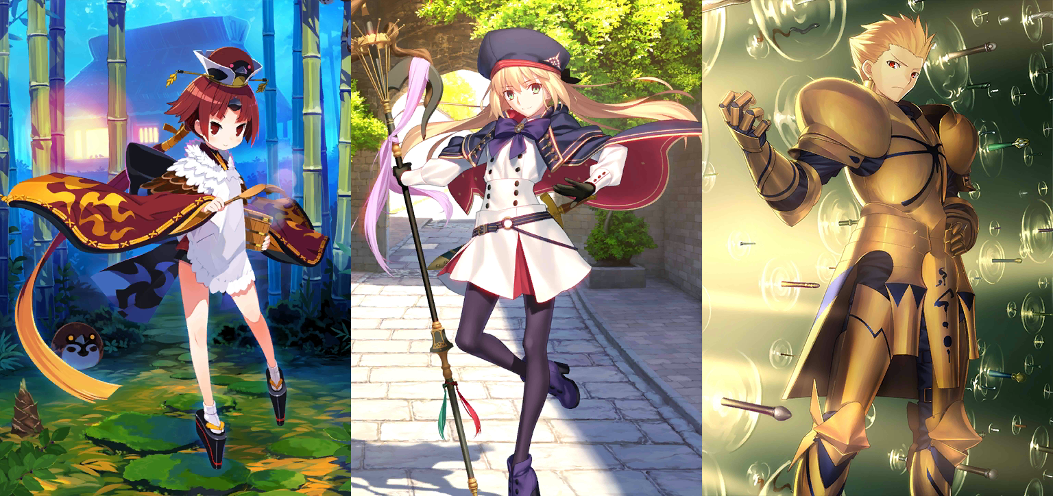 [JP] Fate Grand Order FGO Beni enma Gilgamesh Artoria Caster Castoria ...