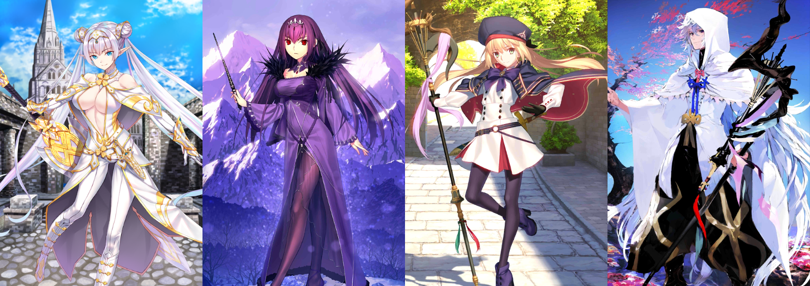 [JP] Fate Grand Order FGO Britomart Skadi Artoria Caster Castoria Merl ...