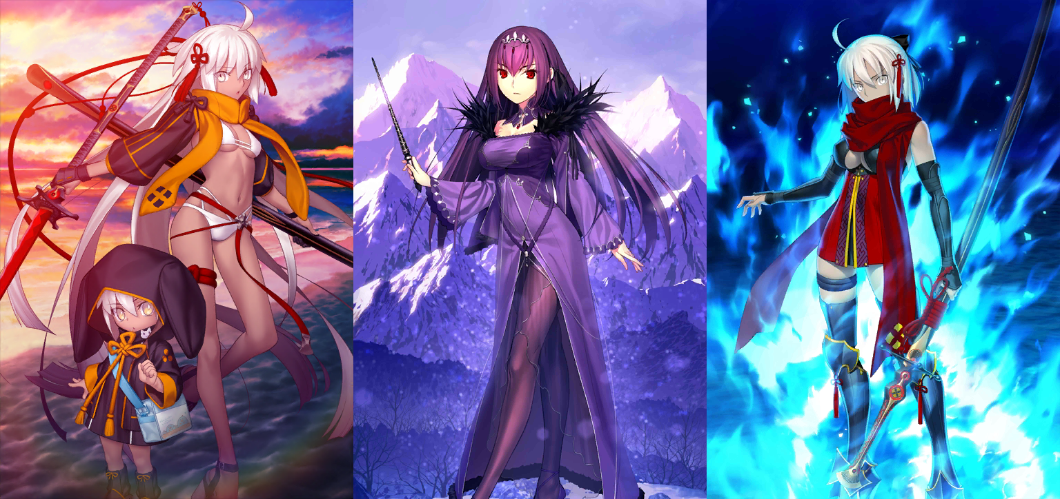 [JP] Fate Grand Order FGO double Okita(alter+saber) + Skadi starter ac – Mobile Games Starter