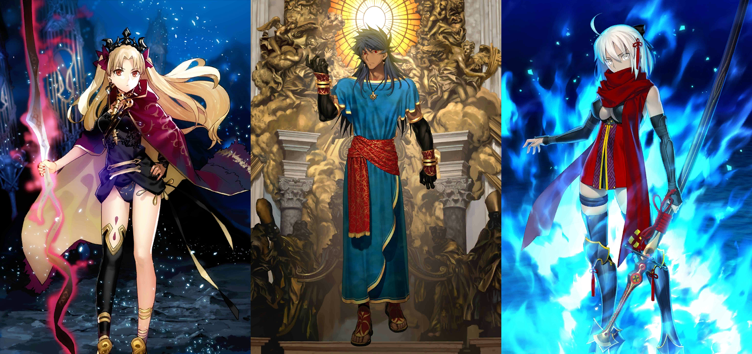 [JP] Fate Grand Order FGO Ereshkigal Romulus Okita alter starter accou ...