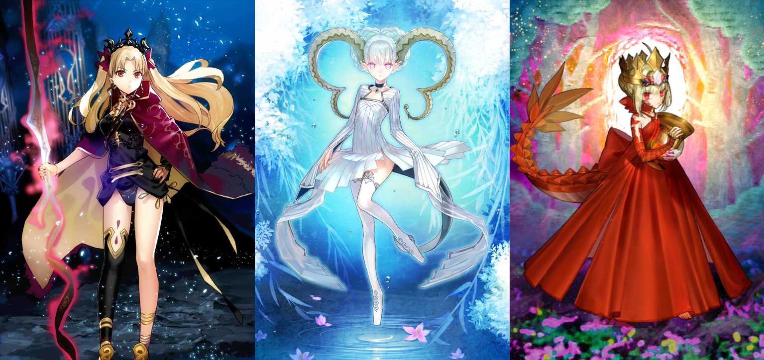 [JP] Fate Grand Order FGO Ereshkigal Tiamat Larva Draco + 2-3x5* start ...