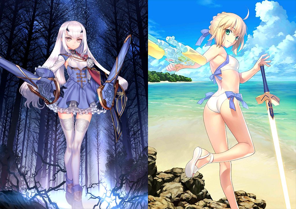 [JP] Fate Grand Order FGO Fairy Knight Lancelot Melusine Artoria start – Mobile Games Starter