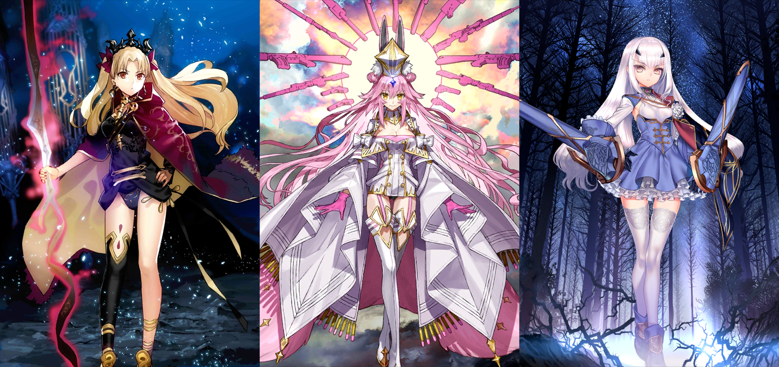 [JP] Fate Grand Order FGO Fairy Knight Lancelot Melusine Ereshkigal Ko ...