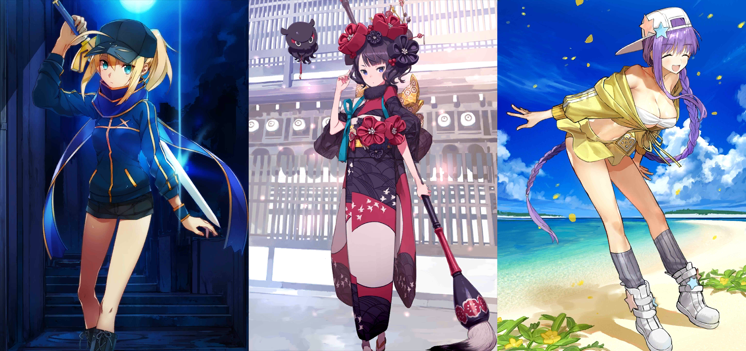 [JP] Fate Grand Order FGO Hokusai BB summer MHX starter account ...