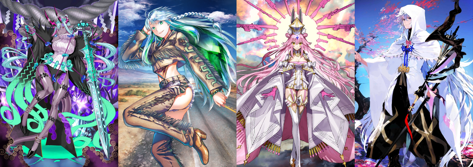 [JP] Fate Grand Order FGO Ibuki Douji Merlin Koyanskaya Kukulkan start ...