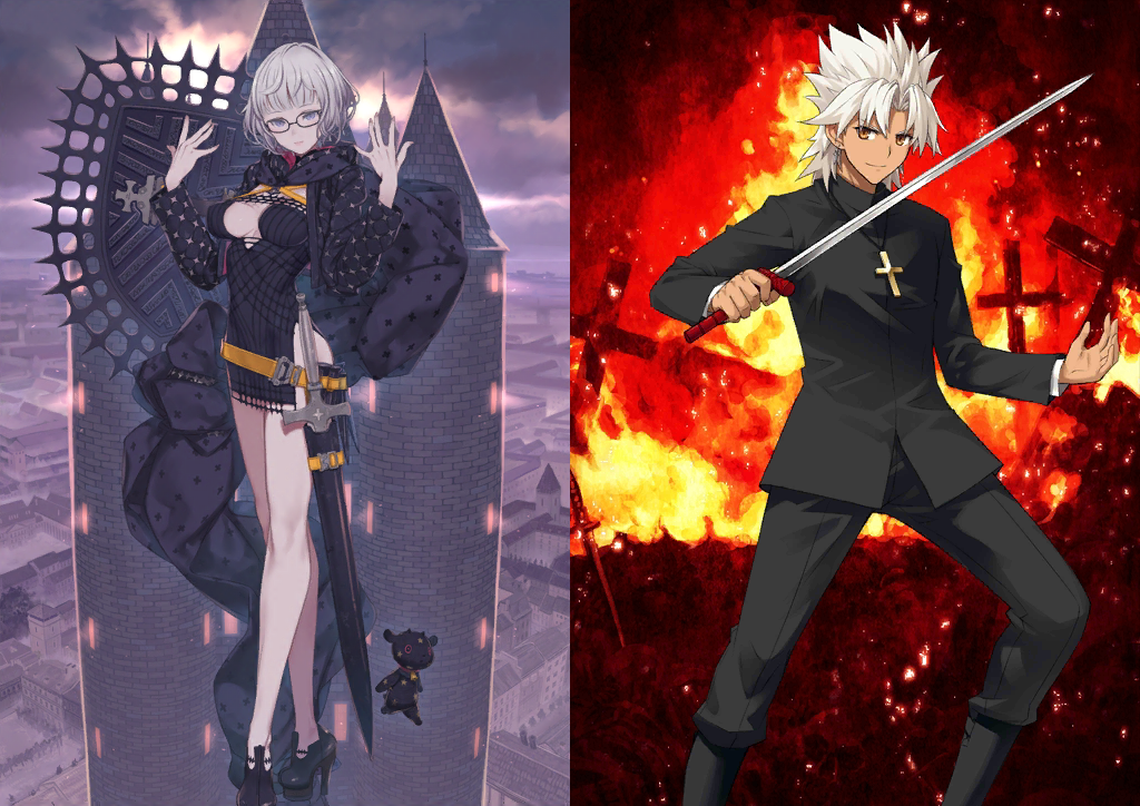 [JP] Fate Grand Order FGO Jacques de Molay + Amakusa Shirou starter ac ...