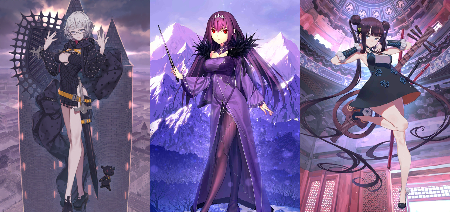 [JP] Fate Grand Order FGO Jacques de Molay Yang Guifei Skadi starter a ...