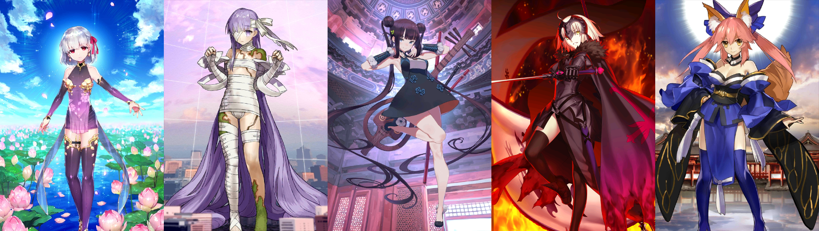 [JP] Fate Grand Order FGO Kama Kingprotea Jeanne Yang Guifei starter a ...