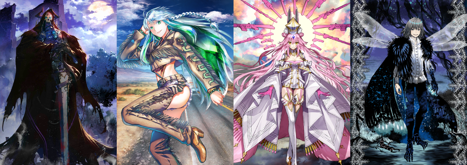 [JP] Fate Grand Order FGO King Hassan Kukulkan Koyanskaya Oberon start ...