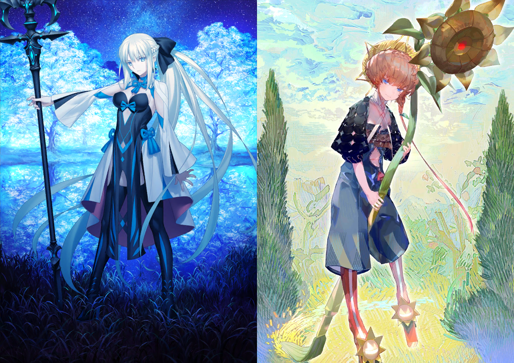 [JP] Fate Grand Order FGO Morgan Van Gogh + 1000-1100SQ starter accoun ...