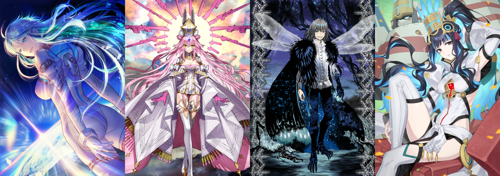 [JP] Fate Grand Order FGO NP4 Kukulkan +Koyanskaya Oberon Tlaloc NP5 s ...